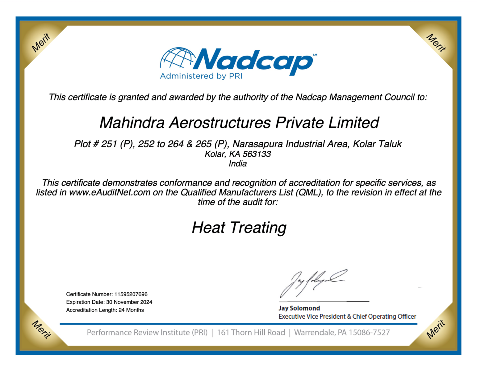 Aerostructures – Mahindra Aerospace