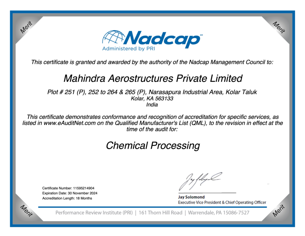 Aerostructures – Mahindra Aerospace